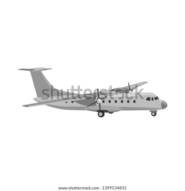 Bitmap Design Plane Transport Logo Set Stock Illustration 1399534835