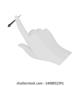 Bitmap Design Touchscreen Hand Icon Collection Stock Illustration ...