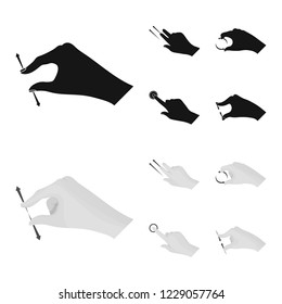 Bitmap Design Touchscreen Hand Logo Set Stock Illustration 1229057764 ...