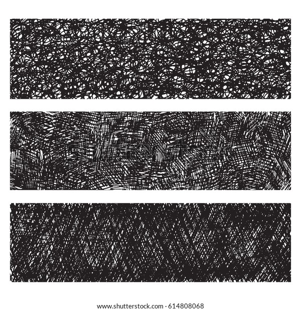 Bitmap Grunge Monochrome Textures Patterns Set Stock Illustration ...