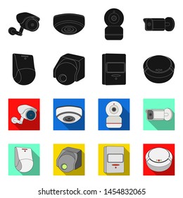 Bitmap Illustration Cctv Camera Symbol Set Stock Illustration 1454832065