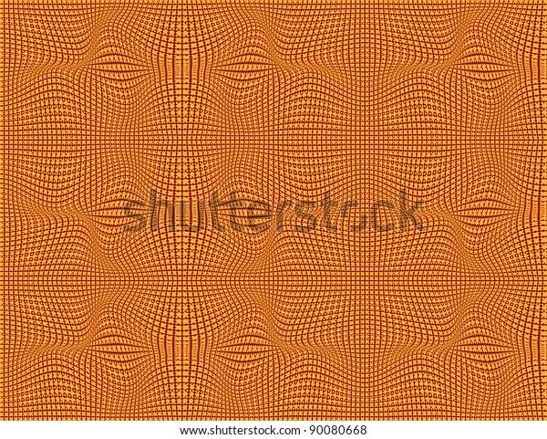Bitmap Illustration Grid Dots Creating 3d Stock Illustration 90080668 ...