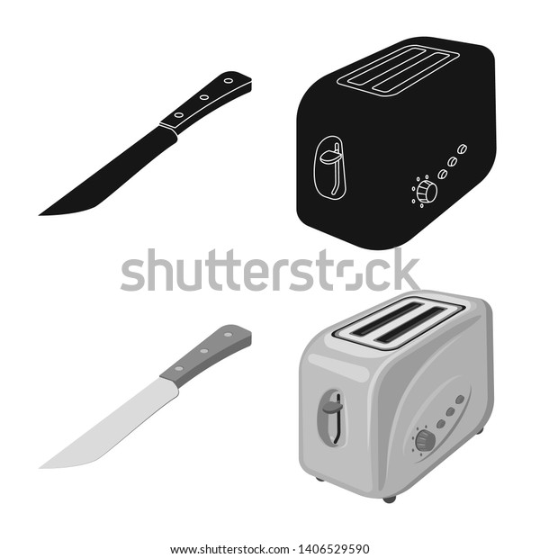 Bitmap Illustration Kitchen Cook Logo Collection Stock Illustration ...