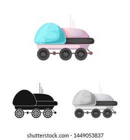 Bitmap Illustration Mars Space Logo Set Stock Illustration 1449053837 ...