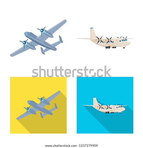 Bitmap Illustration Plane Transport Icon Set Stock Illustration ...