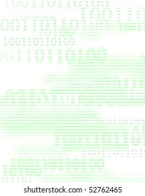 Bits Bytes On Green Background Stock Illustration 52762465 | Shutterstock