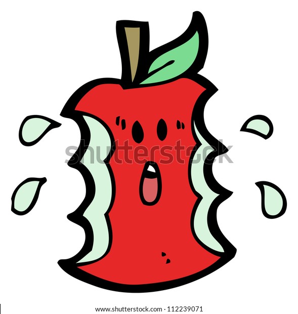 Bitten Apple Cartoon Stock Illustration 112239071 | Shutterstock