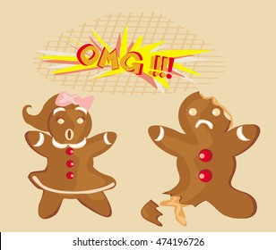 73 Bitten Gingerbread Man Images, Stock Photos & Vectors | Shutterstock