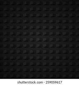 Black 3d Geometric Seamless Pattern Stock Vector (Royalty Free) 251850559