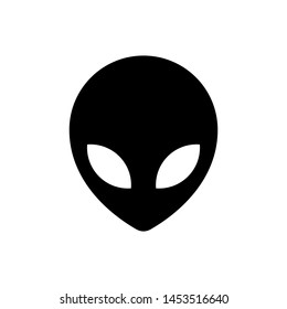 Alien Face Icon Vector Sign Symbol: vector de stock (libre de regalías ...