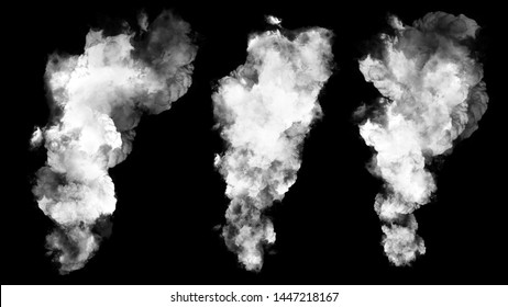 Black Background Cloudy Smoke 3 Patterns Stock Illustration 1447218167 ...