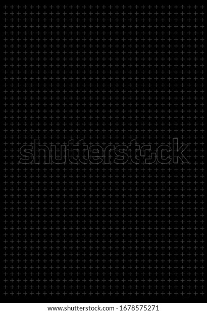Black Background Plus Sign Pattern Stock Illustration 1678575271 ...