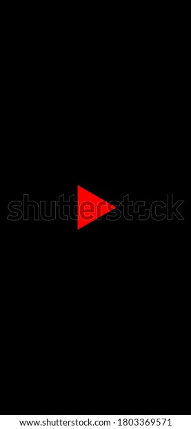 Black Background Red Play Button Stock Illustration 1803369571 ...