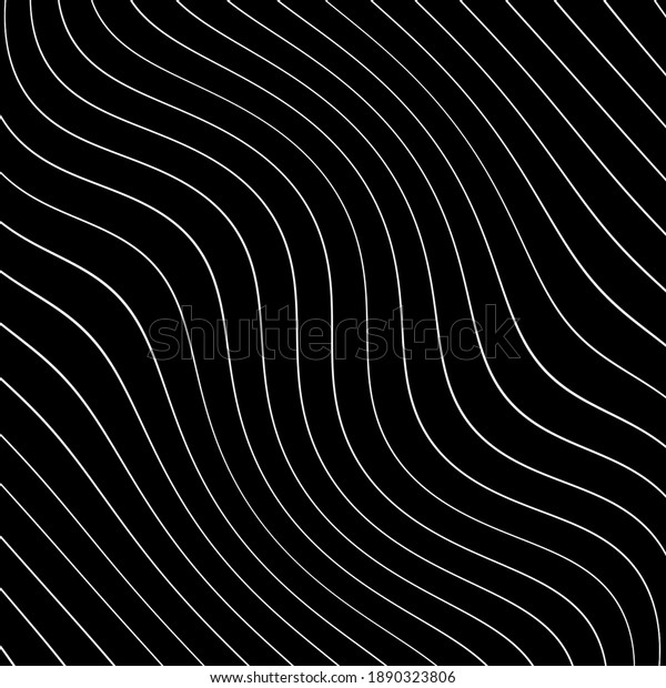 Black Background White Lines Pattern Stock Illustration 1890323806 ...