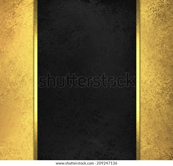 Black Chalkboard Background Yellow Sidebar Panels Stock Illustration ...