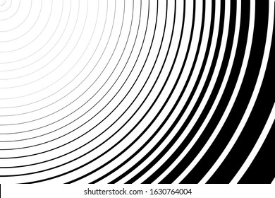 Black Curve Pattern White Background Stock Illustration 1630764004 ...