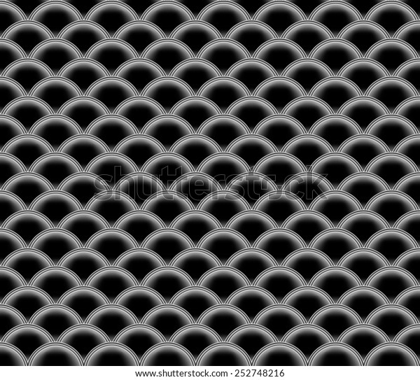 Black Dark Water Waves Pattern 3d Stock Illustration 252748216 ...