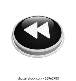 Black Fast Rewind Button Stock Illustration 18961783 | Shutterstock
