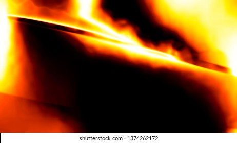 Black Fire Background Stock Illustration 1374262172 | Shutterstock