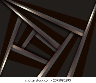 Black Gradient Background Shiny Triangles Stock Illustration 2075990293 ...