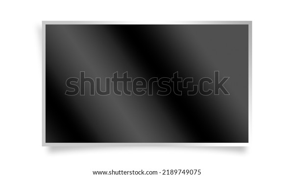 Black Gradient Screen White Border On Stock Illustration 2189749075 ...