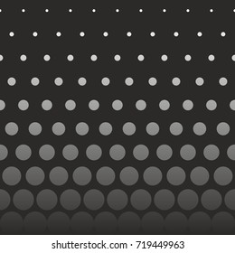 Black Grey Background Dots Small Big 스톡 일러스트 719449963 | Shutterstock