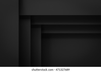 Black Layer Layout Paper Material Background Stock Illustration ...