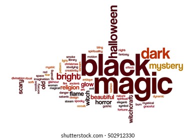 Black Magic Word Cloud Concept Stock Illustration 502912330 | Shutterstock