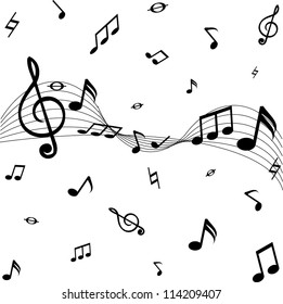 Black Music Note Stock Illustration 114209407 | Shutterstock