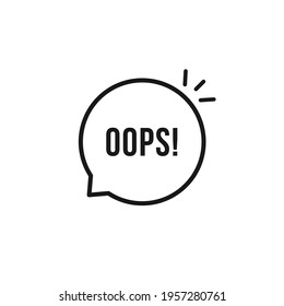 814 Oops logo Images, Stock Photos & Vectors | Shutterstock