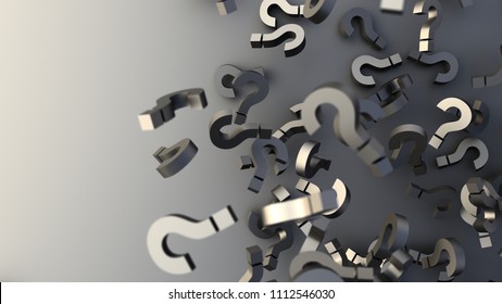 Black Question Marks Background Empty Space Stock Illustration 1112546030