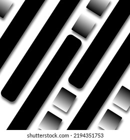 Black Rectangle Shape Black White Gradient Stock Illustration ...