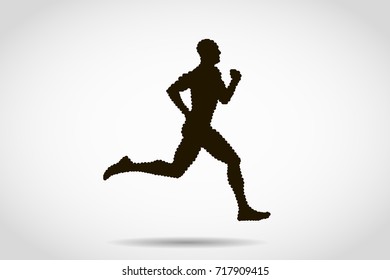 Black Runner Logo Stock Illustration 717909415 | Shutterstock