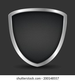 Black Shield Vector Eps10 Illustration Stock Vector (Royalty Free ...