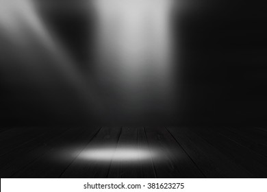 Black Spotlight Background Stock Illustration 381623275