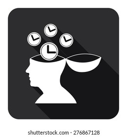 Beauty Time Icon Logo Design Element Stock Vector (Royalty Free ...