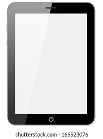 Modern Tablet Computer Isolated On White Stock Photo 1747281932 ...