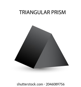 Black Triangular Prism Gradients Shadow Game Stock Illustration ...