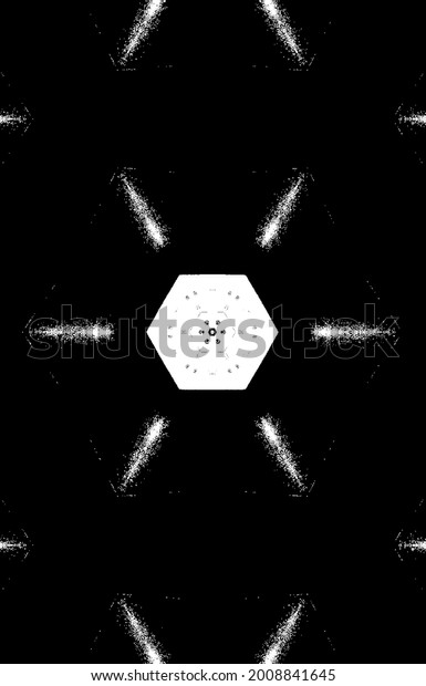 Black White Geometric Shape Background Wallpaper Stock Illustration ...