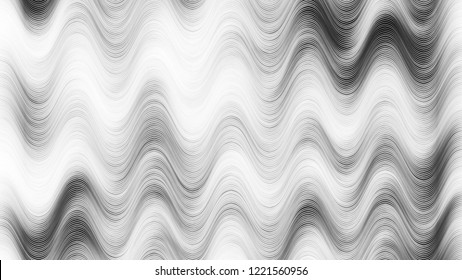 Black White Wavy Striped Pattern Backgrounds Stock Illustration ...
