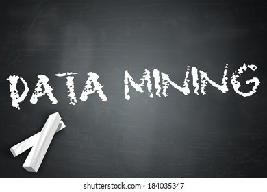 Blackboard Data Mining Wording Stock Illustration 184035347 | Shutterstock