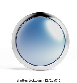 Blank Blue Button Stock Illustration 127185041 | Shutterstock