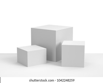 Blank Box Display 3d Rendering Stock Illustration 1042248259 | Shutterstock
