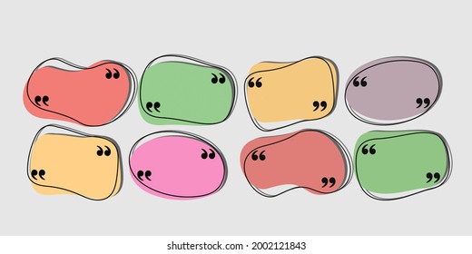 Blank Bubble Speech Designs Write Your Stock Illustration 2002121843 ...