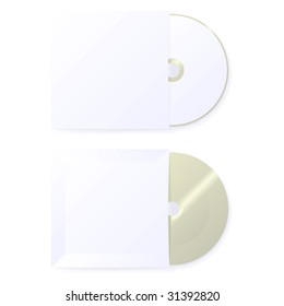 Blank Cd Front Back Stock Illustration 31392820 | Shutterstock