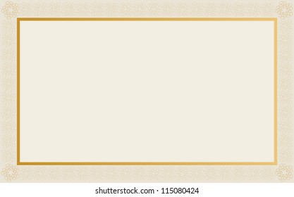Blank Certificate Design Stock Vector (Royalty Free) 111830669