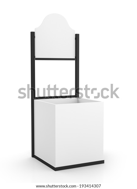 Blank Empty Box Display Rack Products Stock Illustration 193414307 ...