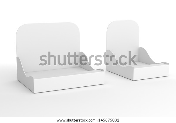 Blank Empty Holder Box Display Products Stock Illustration 145875032 ...