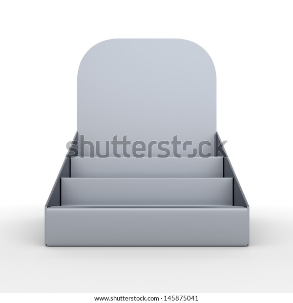 Blank Empty Holder Box Display Products Stock Illustration 145875041 ...