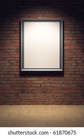 Blank Frame Gallery 3d Render Stock Illustration 61870675 | Shutterstock